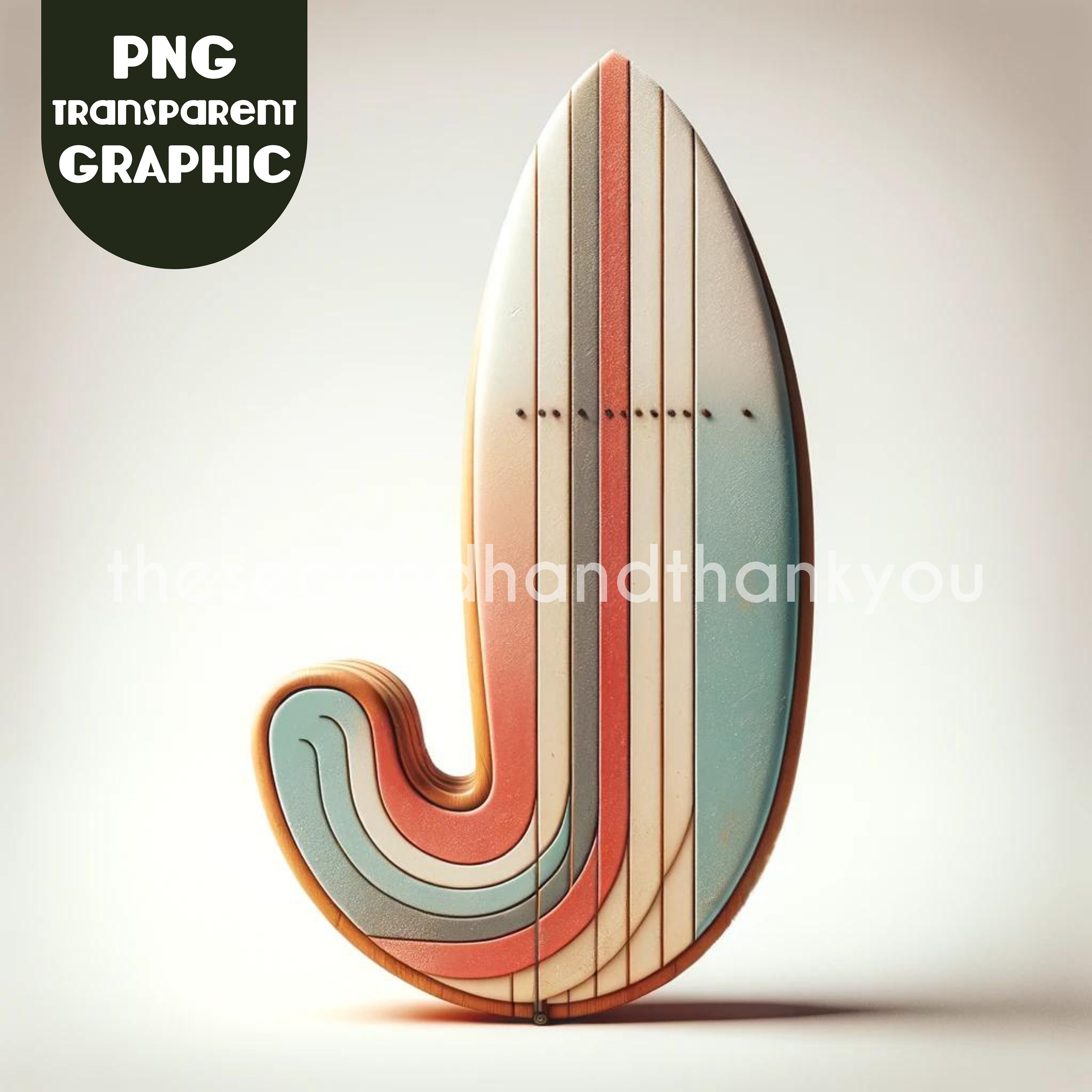 Surfboard Alphabet, 3D Font, Surfer Clipart, Doodle Letters ...