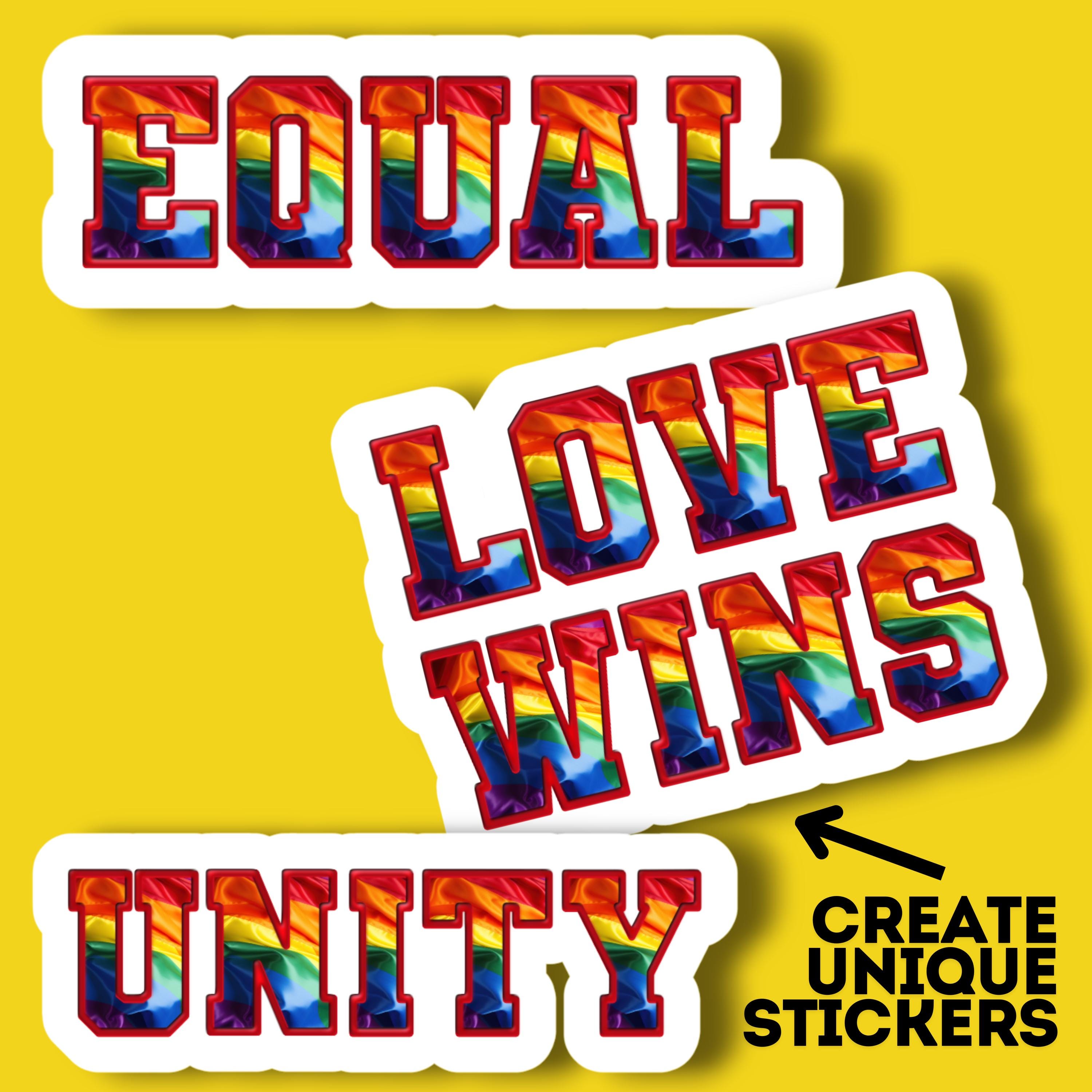 Pride Flag Alphabet Clipart | LGBTQ Rainbow Letters & Numbers PNG ...