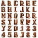 Western Font 3D PNG Letters, Cowboy Alphabet Set, Cowgirl Doodle Letter ...
