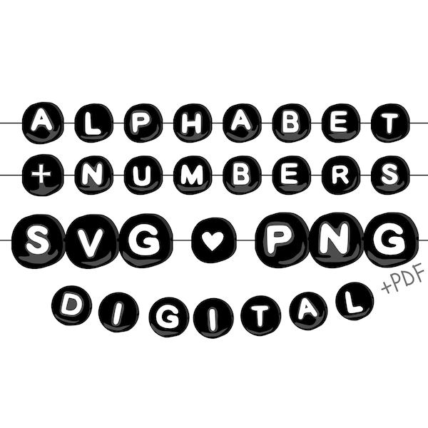 Bead Font Alphabet Cards - Etsy