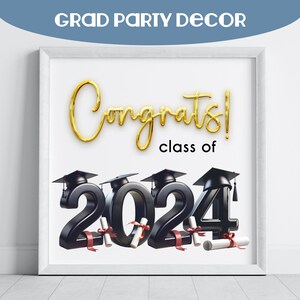 Graduation Font for Banners Announcement Party Decor, Graduate Clipart ...