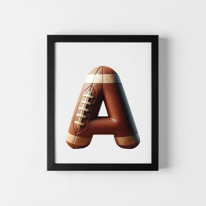 Football Alphabet, Football Clipart, Football PNG, Football Font ...