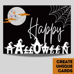 Halloween Letters Font SVG PNG | Spooky Witch Hat Alphabet Clipart ...