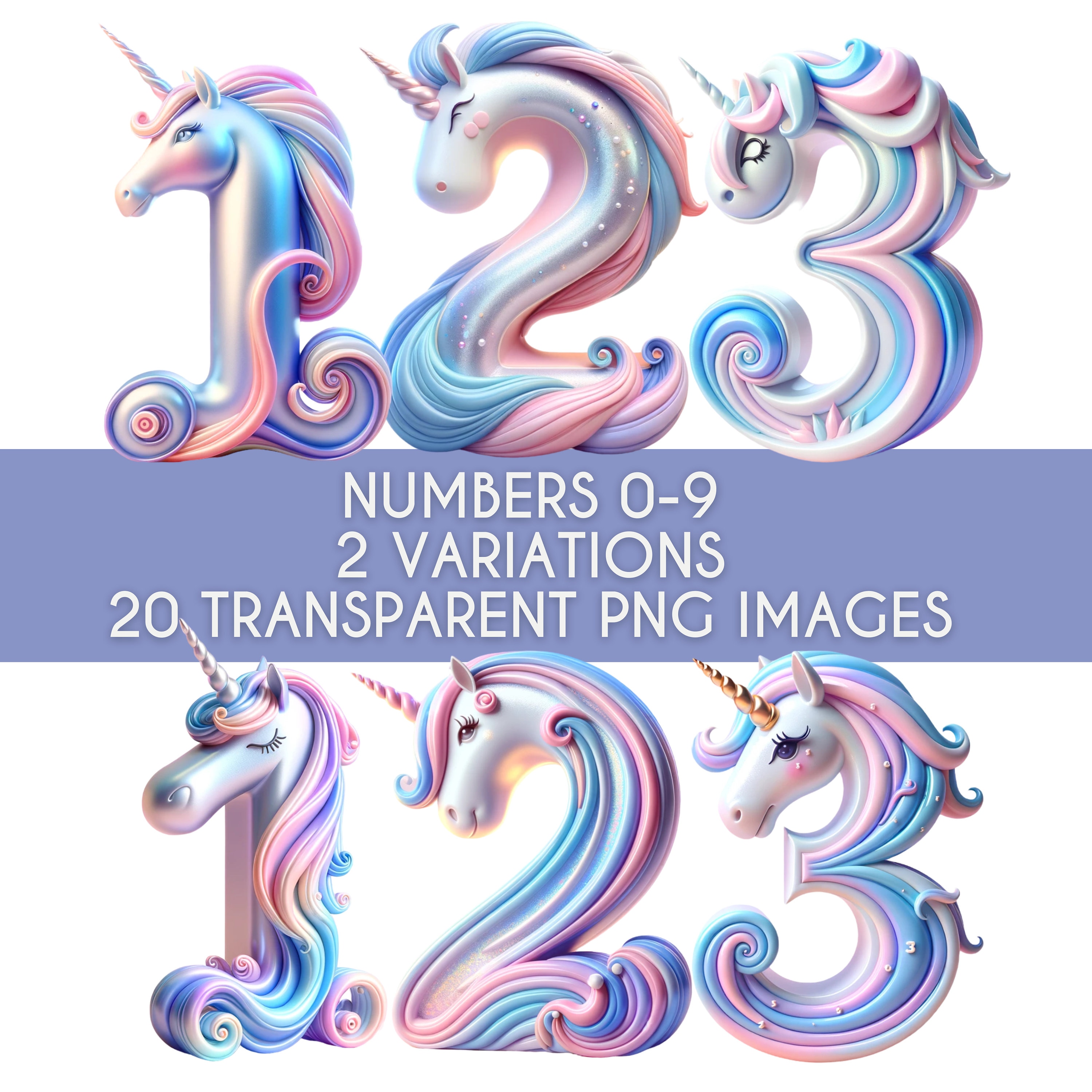 Unicorn PNG, Doodle Letters, Doodle Font, 3D Numbers, Number PNG ...