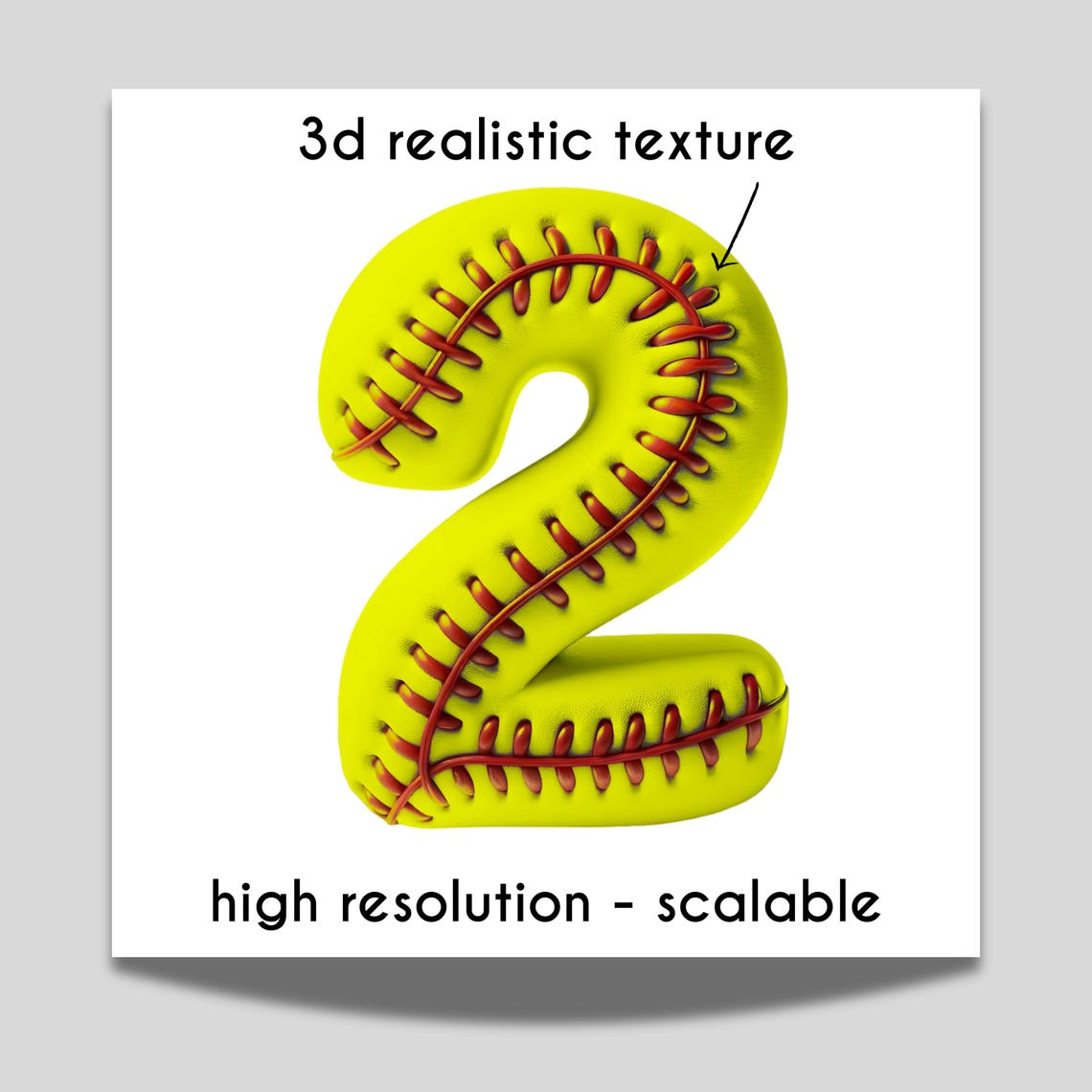 Softball PNG, Doodle Letters, Doodle Font, 3D Letters, Alphabet PNG ...