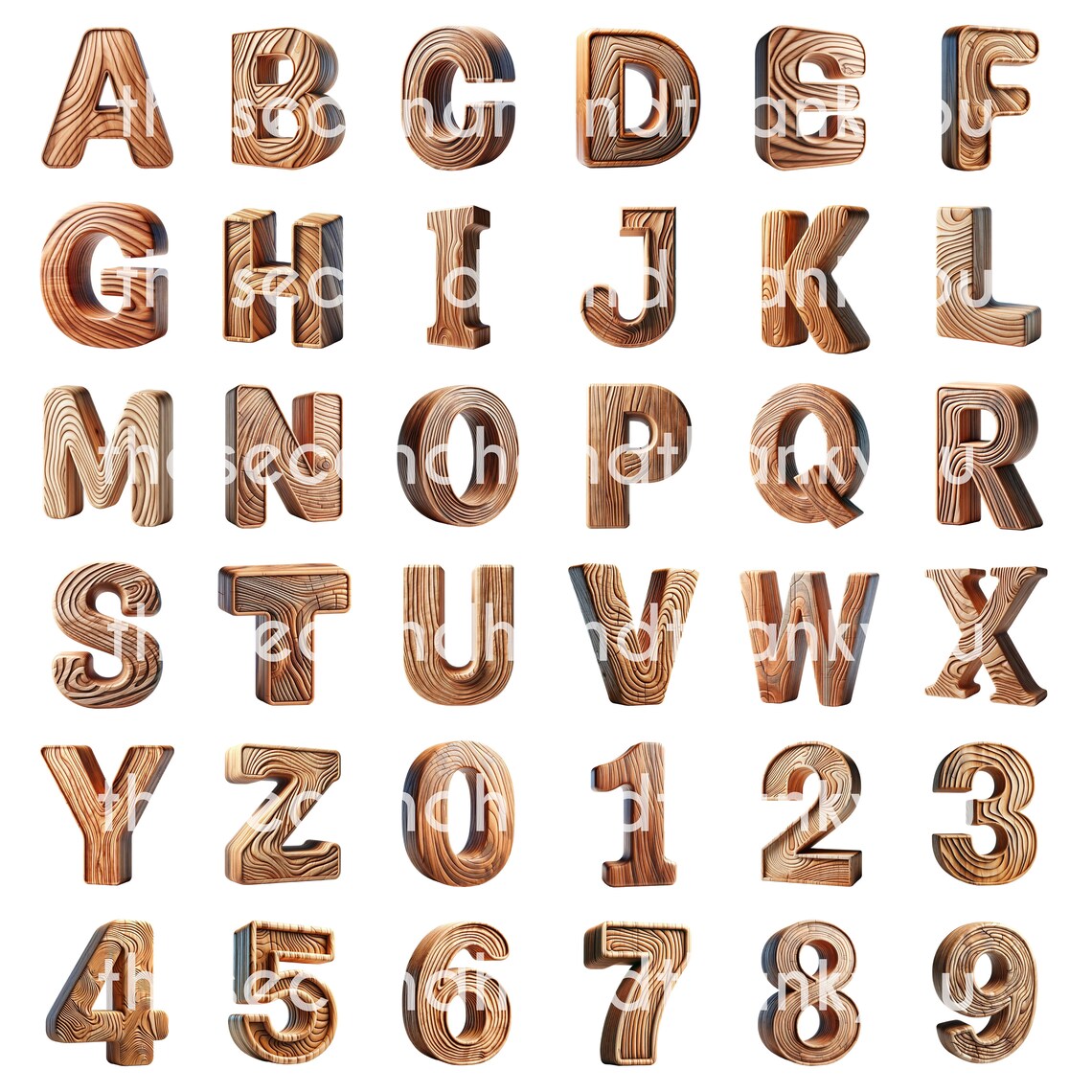 Wood Letters PNG, Doodle Letters, Doodle Font, 3D Letters, Alphabet PNG ...
