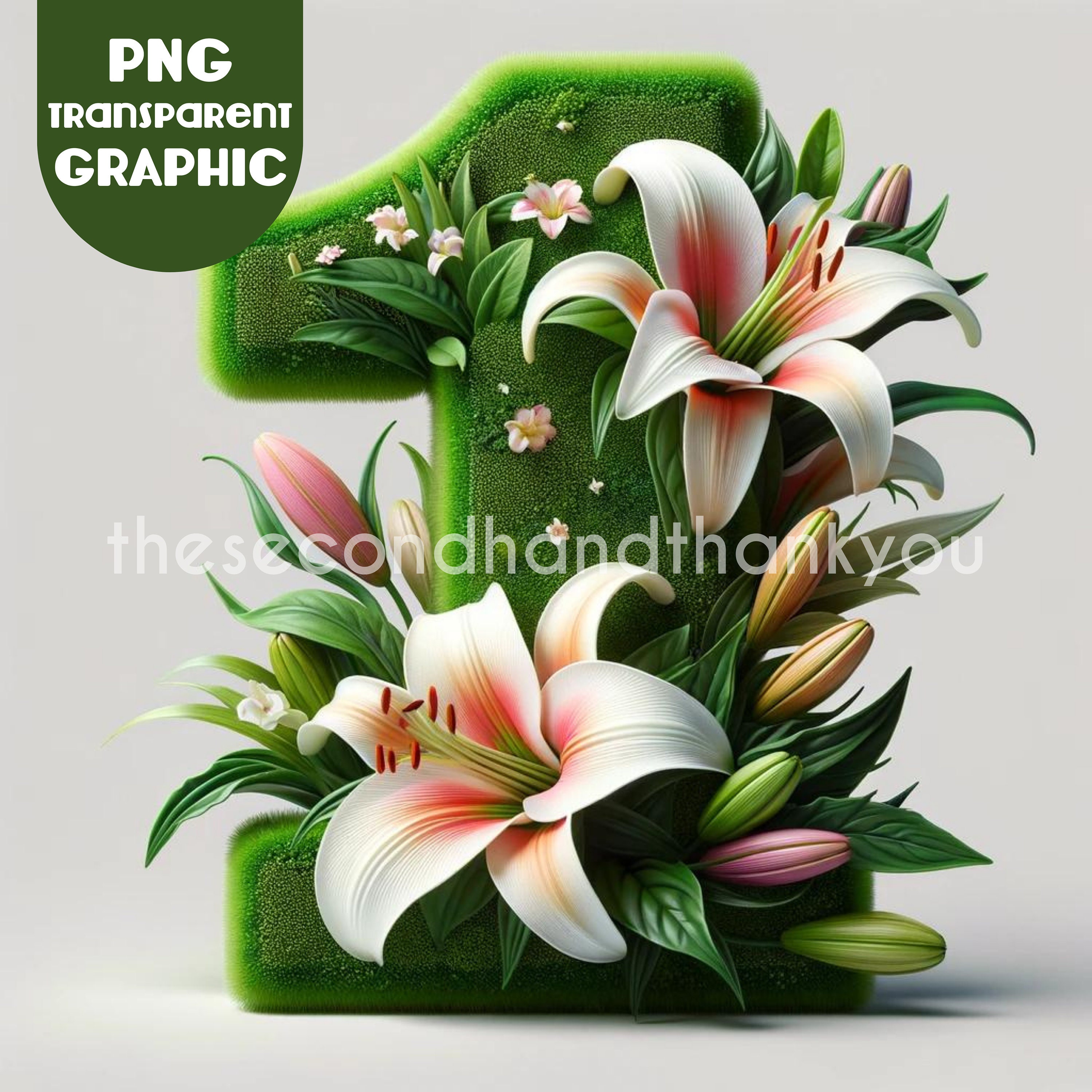 Spring Floral Letters , Floral 3D Alphabet, Doodle Letters, Doodle Font ...