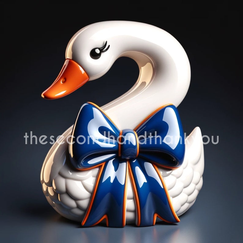 Vintage White Goose PNG 3D Holiday Alphabet Doodle Letters - Etsy