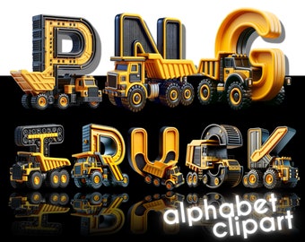 Fire Truck PNG, Doodle Letters, Doodle Font, 3D Letters, Alphabet PNG ...