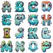 Monster PNG, Doodle Letters, Doodle Font, Monster Alphabet, Alphabet ...