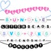 Friendship Bead Bracelet SVG, Alphabet Bead, Doodle Letters, Doodle ...