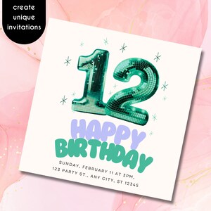 Disco Ball PNG Font: 3D Alphabet Colorful Green Sparkly Clipart Letters ...