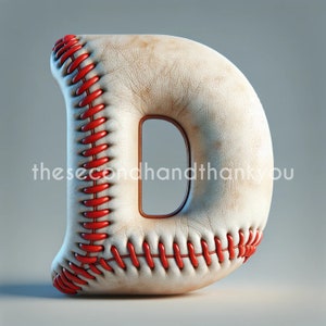 Baseball PNG, Doodle Letters, Doodle Font, 3D Letters, Alphabet PNG ...