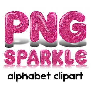 Pink Glitter Alphabet PNG Clipart, 3D PNG Letters & Numbers, Alpha ...