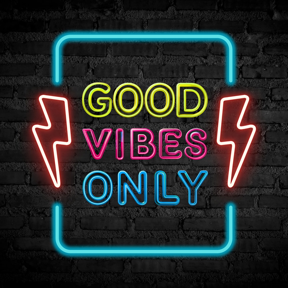 Neon Letters PNG Clipart Bundle, Glowing Neon Alphabet Letter, Alpha ...