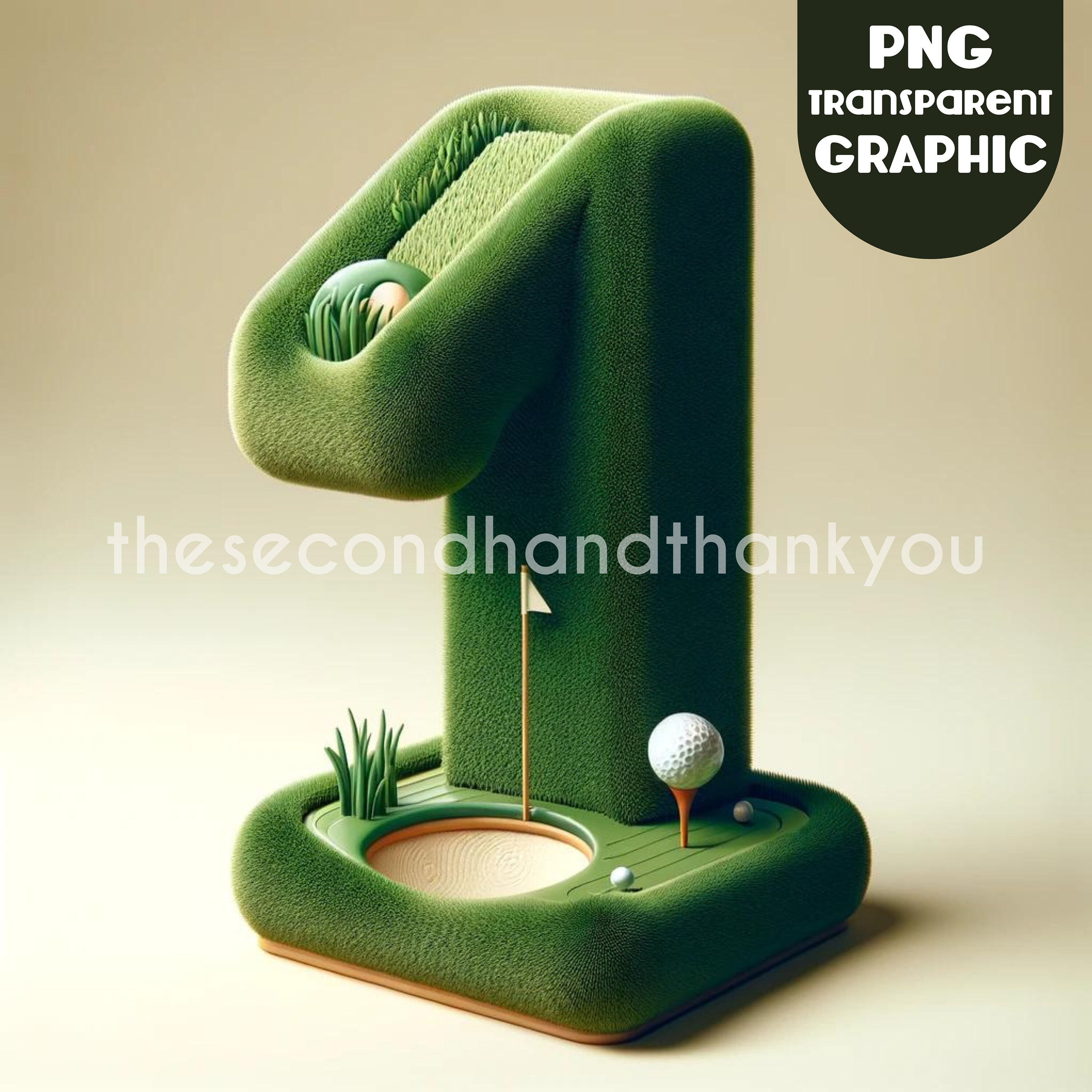 Golf Alphabet, Golf PNG, Doodle Letters, Doodle Font, 3D Letters ...