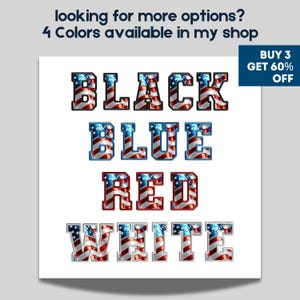 American Flag Alphabet Clipart | Patriotic USA Letters & Numbers PNG ...