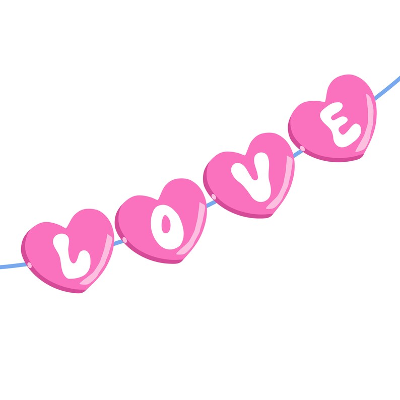 Candy Heart SVG, Alphabet PNG, Friendship Bead Bracelet SVG, Heart Svg ...