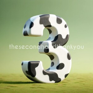 Cow Font Letters, Farm Alphabet Set, PNG Doodle Letter Font, Alpha Clip ...