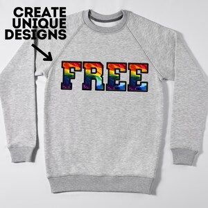 Pride Flag Alphabet Clipart PNG | Abc LGBTQ Rainbow Letters & Numbers ...