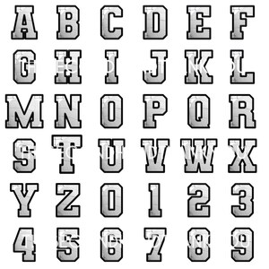 Volleyball Font, Varsity Block Sports Numbers, Doodle Letters, Doodle ...