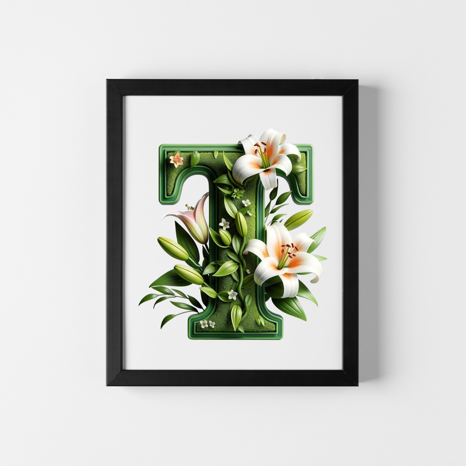 Spring Floral 3D Alphabet Doodle Letters PNG Clipart - Etsy