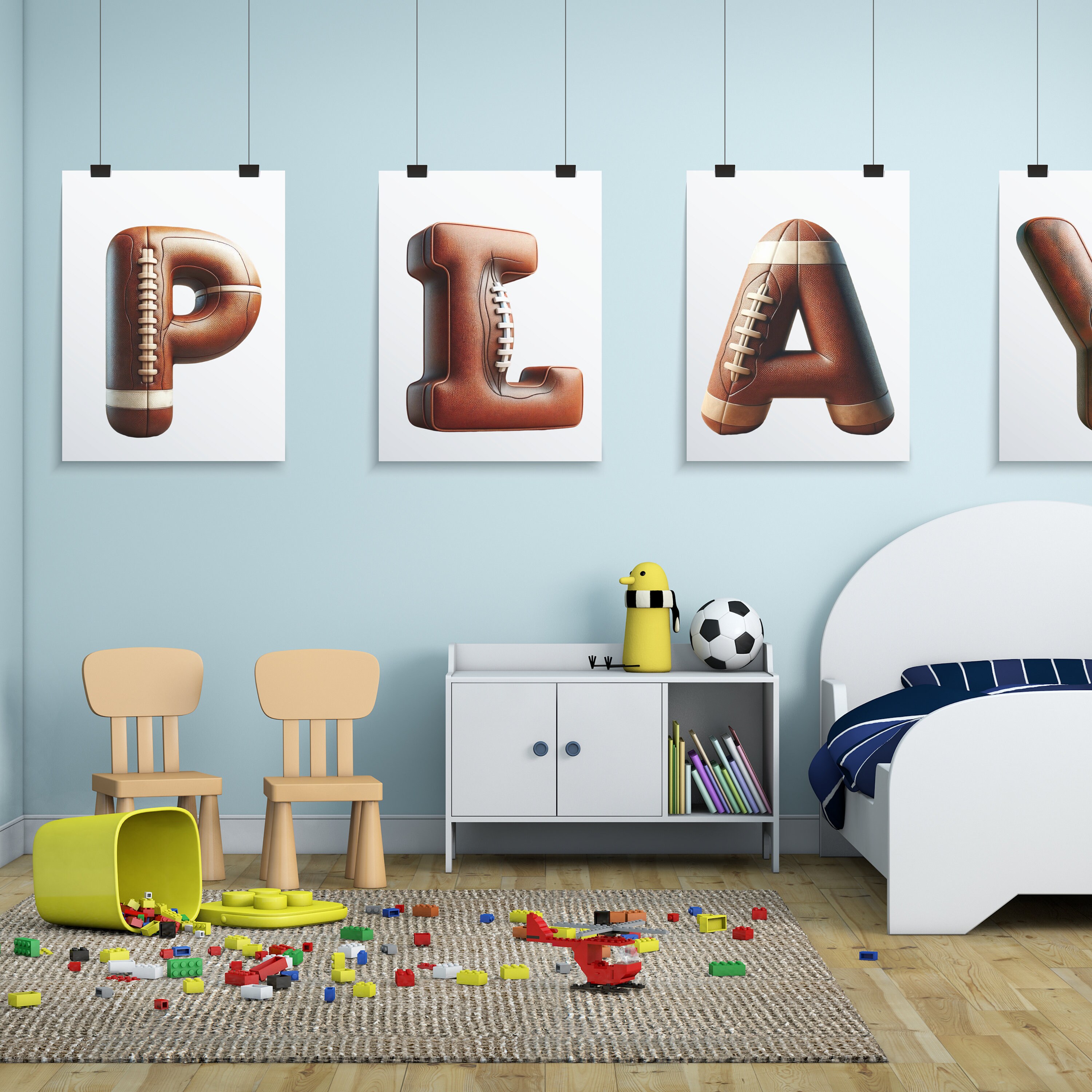 Football Alphabet, Football Clipart, Football PNG, Football Font ...