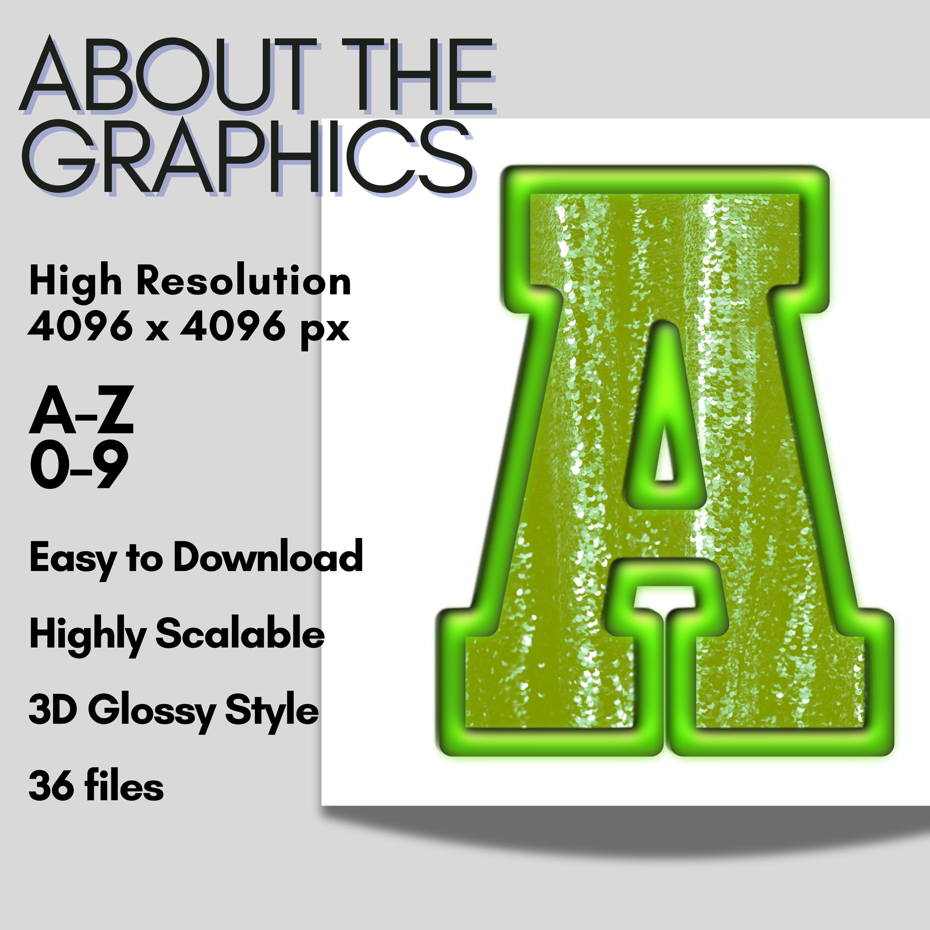 Lime Green Sequin Alphabet PNG ABC Alpha - Team Sports Glitter Letters ...