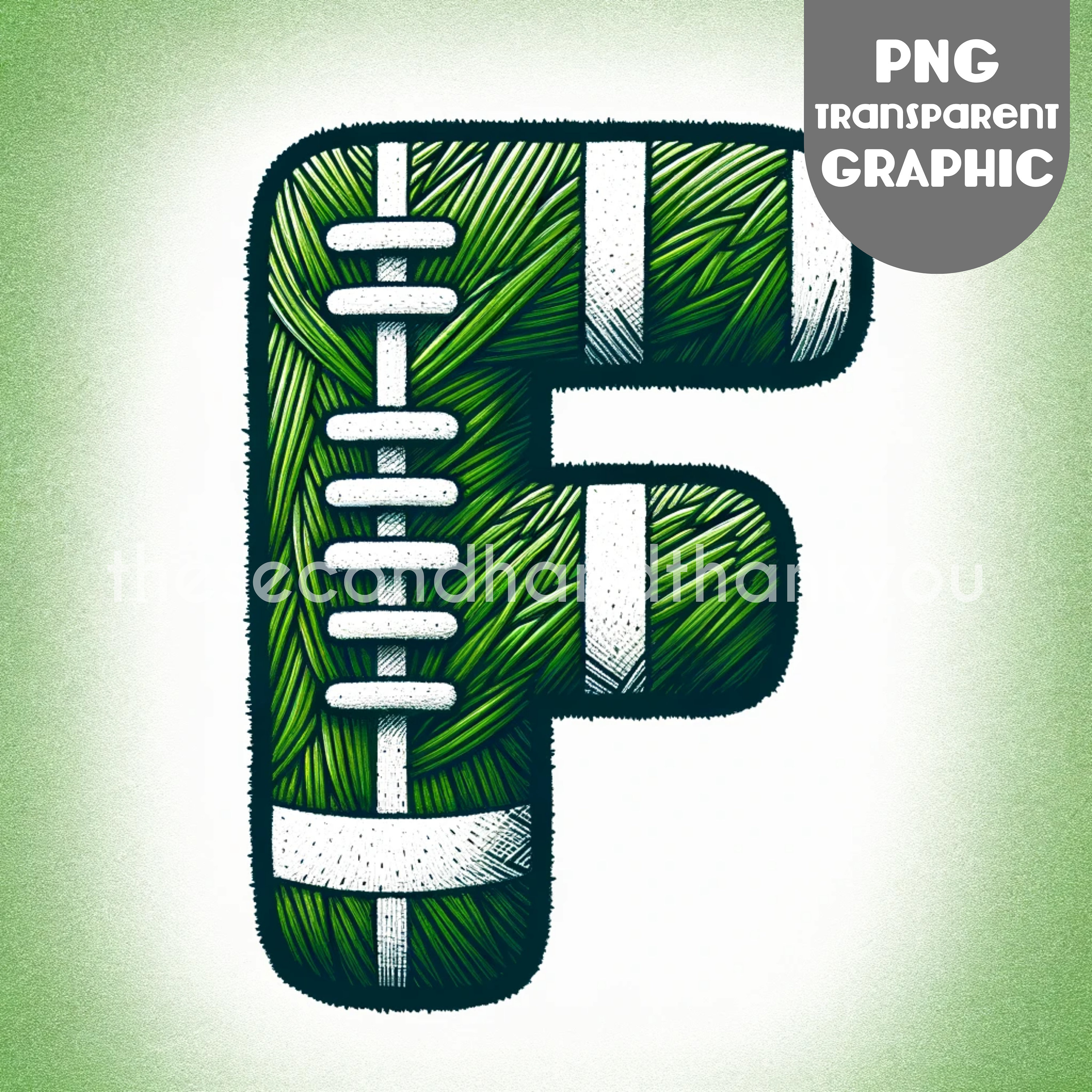 Football PNG, Doodle Letters, Doodle Font, Grass Letters, Alphabet PNG ...