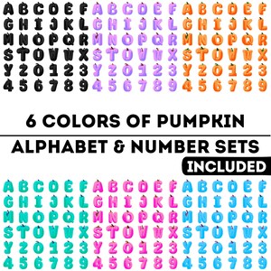 Halloween Alphabet PNG Font SVG Bundle | Halloween Doodle Letters ...