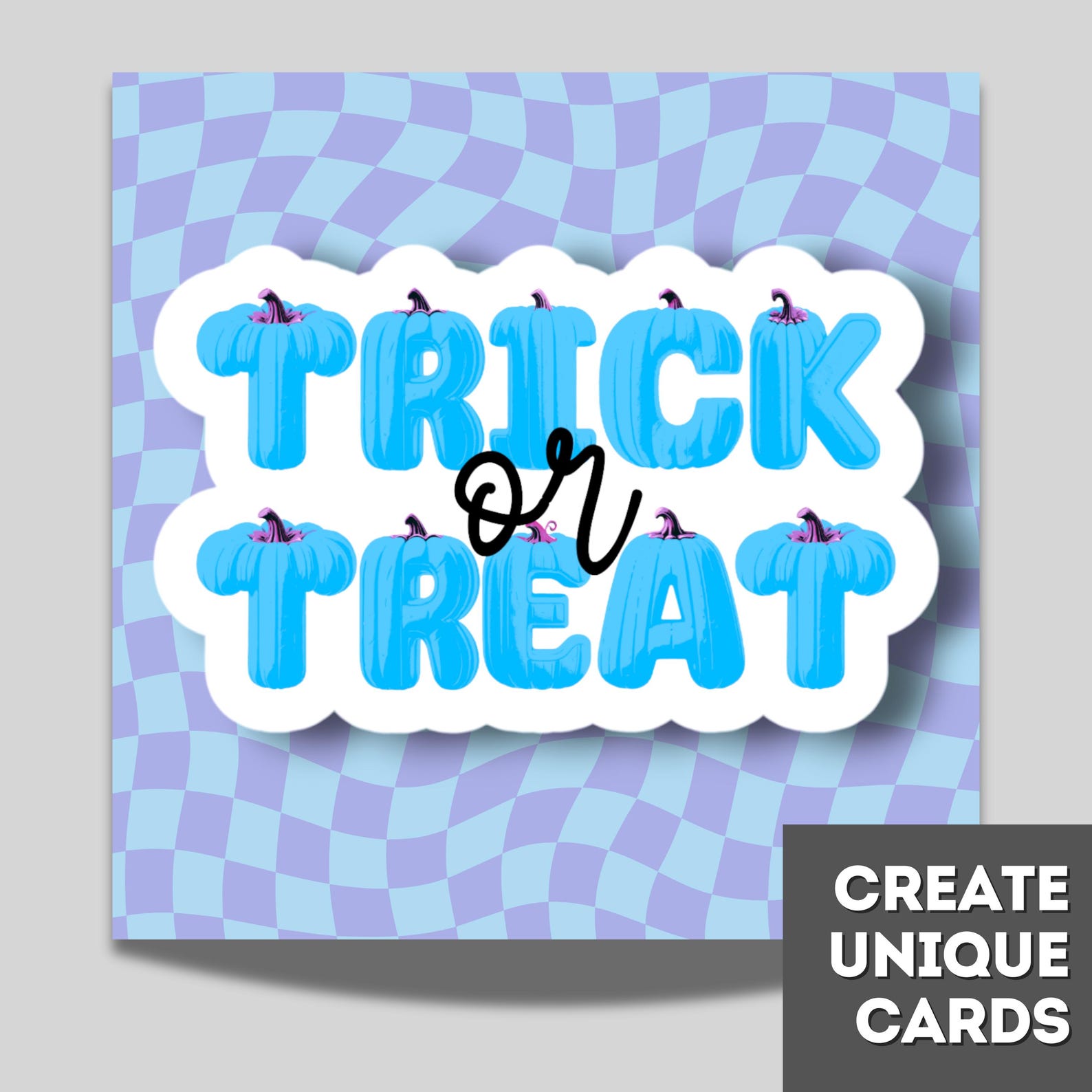 Blue Pumpkin Alpha Clipart Pastel Halloween PNG Font for Party Invites ...