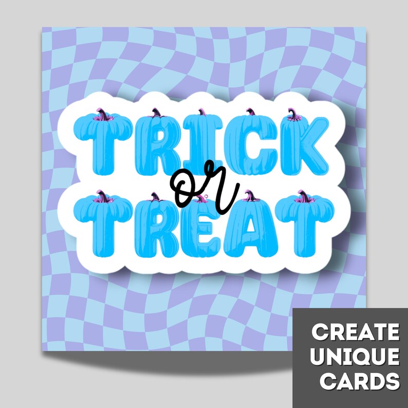 Blue Pumpkin Alpha Clipart Pastel Halloween PNG Font for Party Invites ...