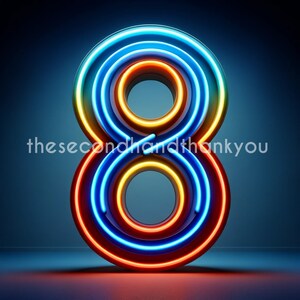Neon Letters, Doodle Letters, Doodle Font, 3D PNG Neon Letters ...
