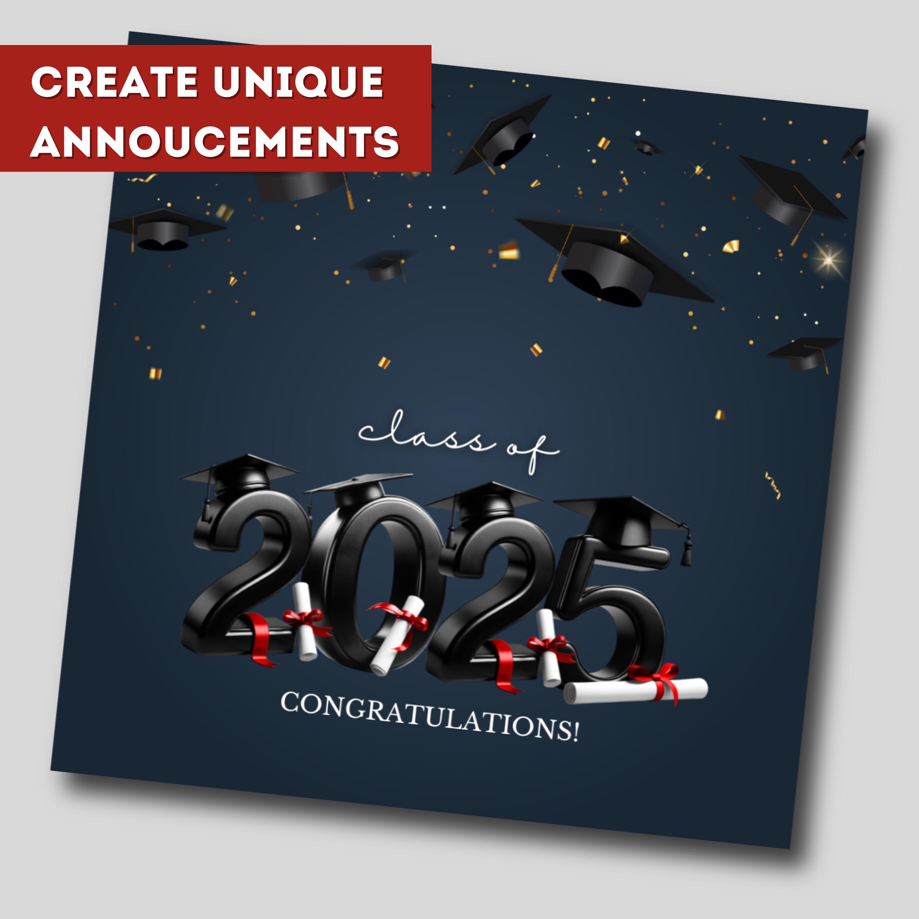 Class of 2025 Graduation PNG - Senior 2025 Clipart, High-resolution ...
