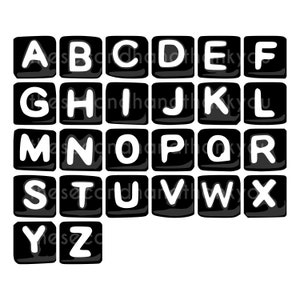 Friendship Bracelet SVG, Doodle Letters, Doodle Font, Digital Stickers ...