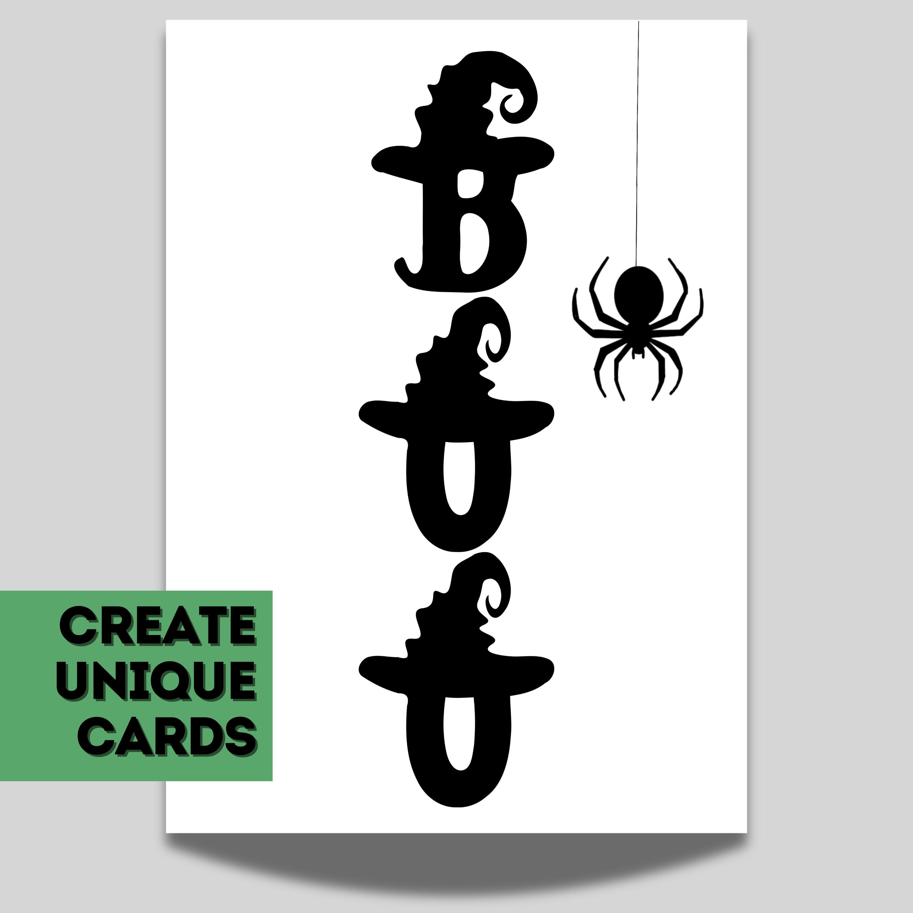Halloween Letters Font SVG PNG Spooky Witch Hat Alphabet Clipart ...