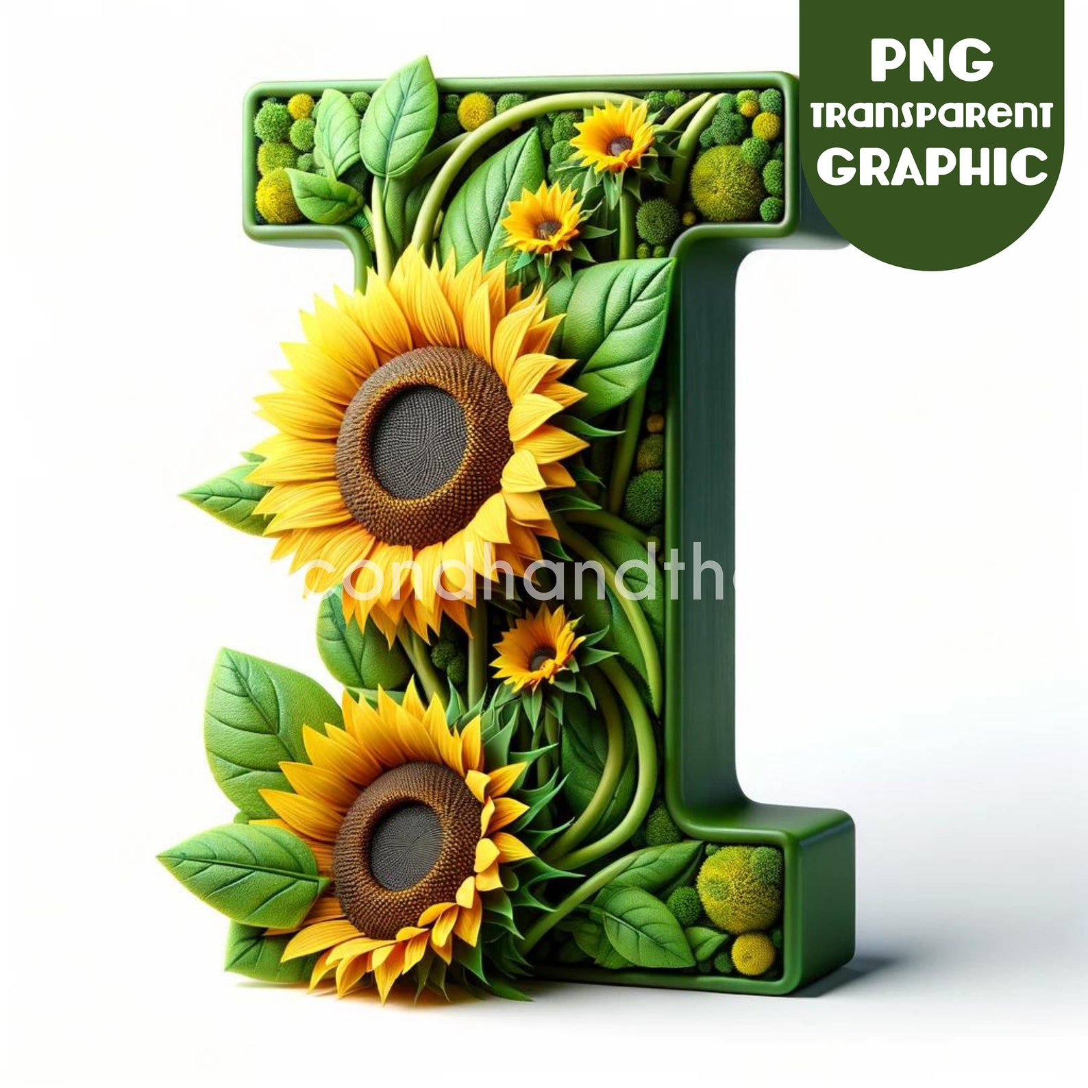 Sunflower PNG Clipart, Sunflower Alphabet, Doodle Letters, Doodle Font ...