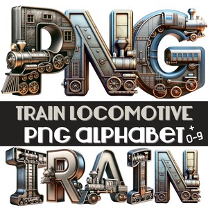 Train PNG, Doodle Letters, Doodle Font, 3D Letters, Alphabet PNG ...