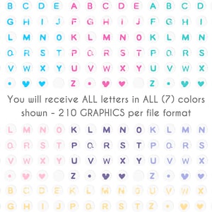 Friendship Bead Bracelet SVG, Alphabet Bead, Doodle Letters, Doodle ...