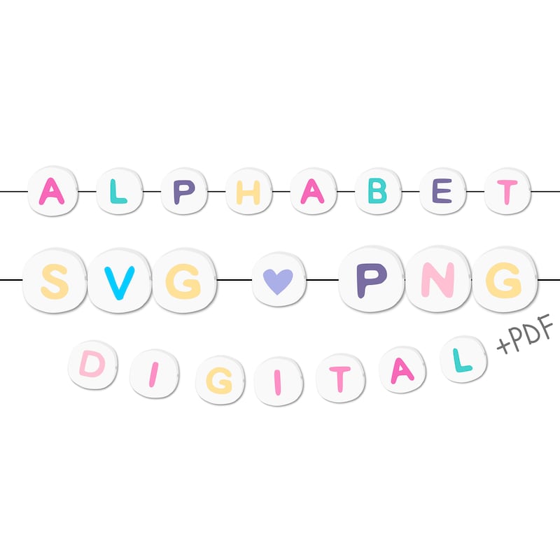 Alphabet Beads - Etsy