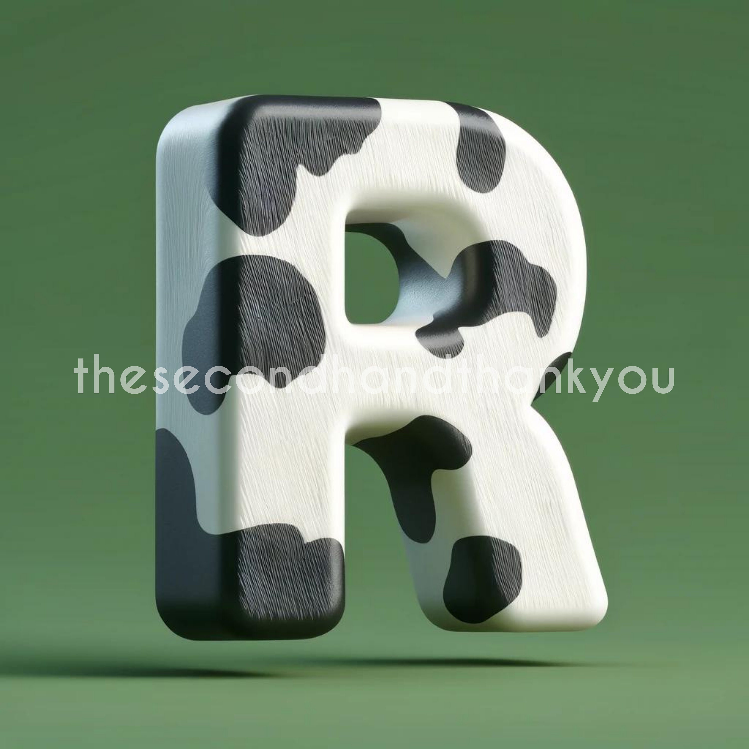 Cow Font Letters, Farm Alphabet Set, PNG Doodle Letter Font, Alpha Clip ...