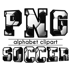 Soccer PNG, Varsity Block Sports Numbers, Doodle Letters, Doodle Font ...