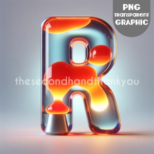 Lava Lamp Alphabet, Doodle Letters, Doodle Font, 3D Letters, Alphabet ...