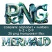Mermaid PNG, Doodle Letters, Doodle Font, 3D Letters, Alphabet PNG ...