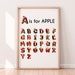 Apple Alphabet, Apple PNG, Doodle Letters, Doodle Font, 3D Letters ...