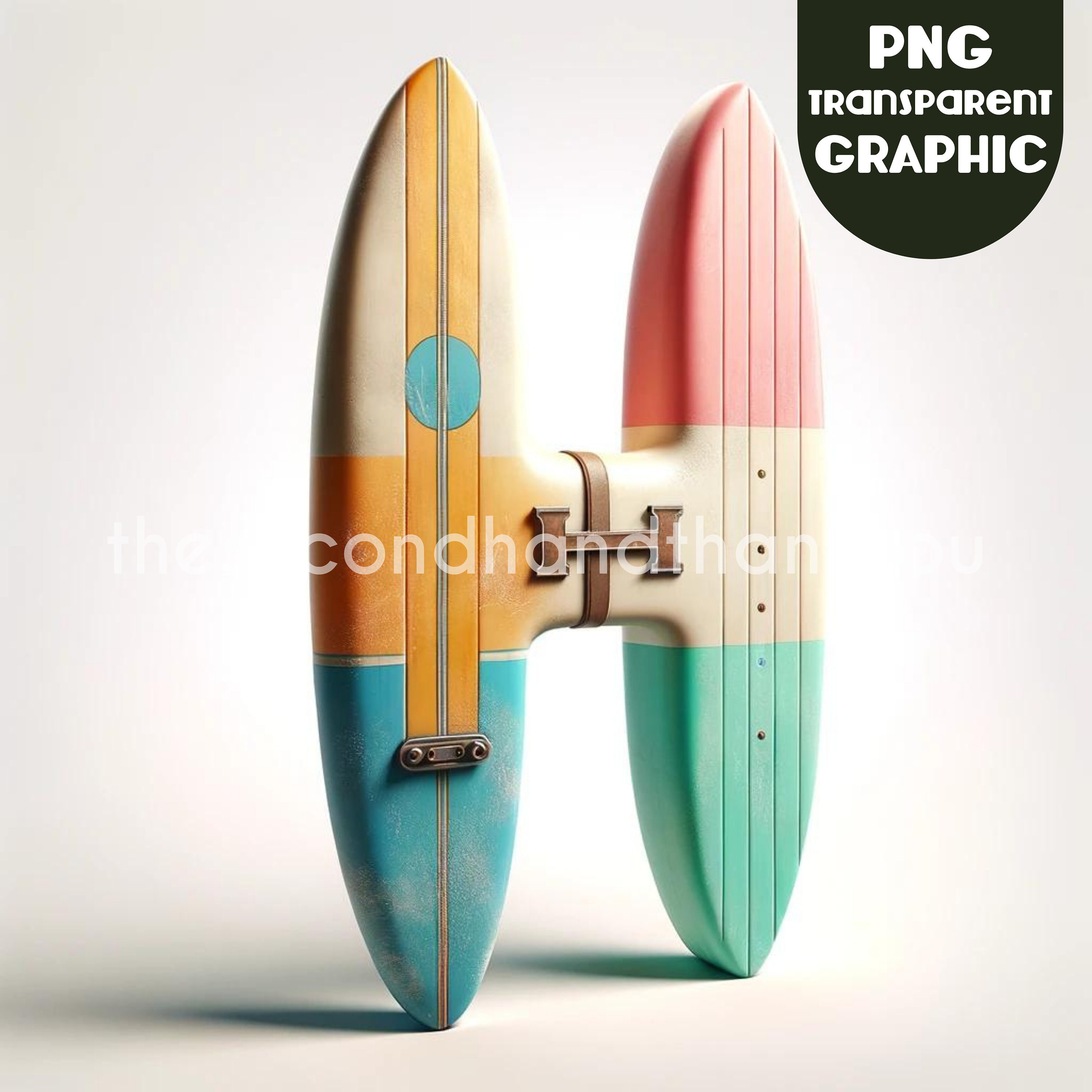 Surfboard Alphabet, 3D Font, Surfer Clipart, Doodle Letters ...