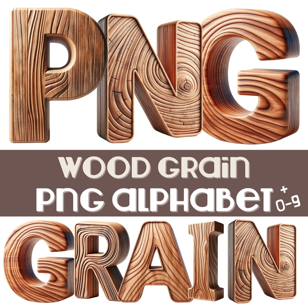 Wood Letters PNG, Doodle Letters, Doodle Font, 3D Letters, Alphabet PNG ...