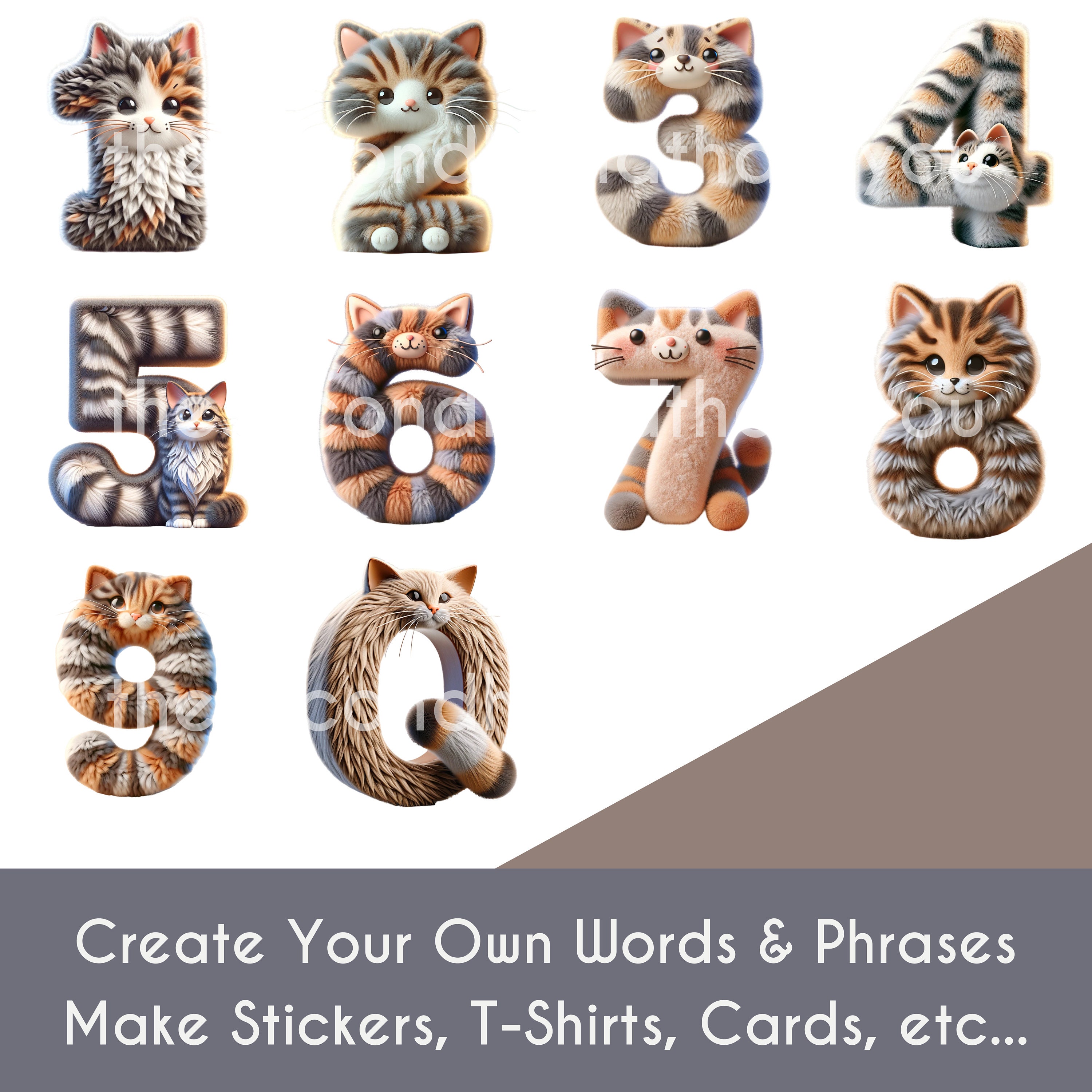 Cat Alphabet, Doodle Letters, Cat Letters, Alphabet PNG Bundle, Cat ...