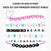Friendship Bead Bracelet SVG, Alphabet Bead, Doodle Letters, Doodle ...