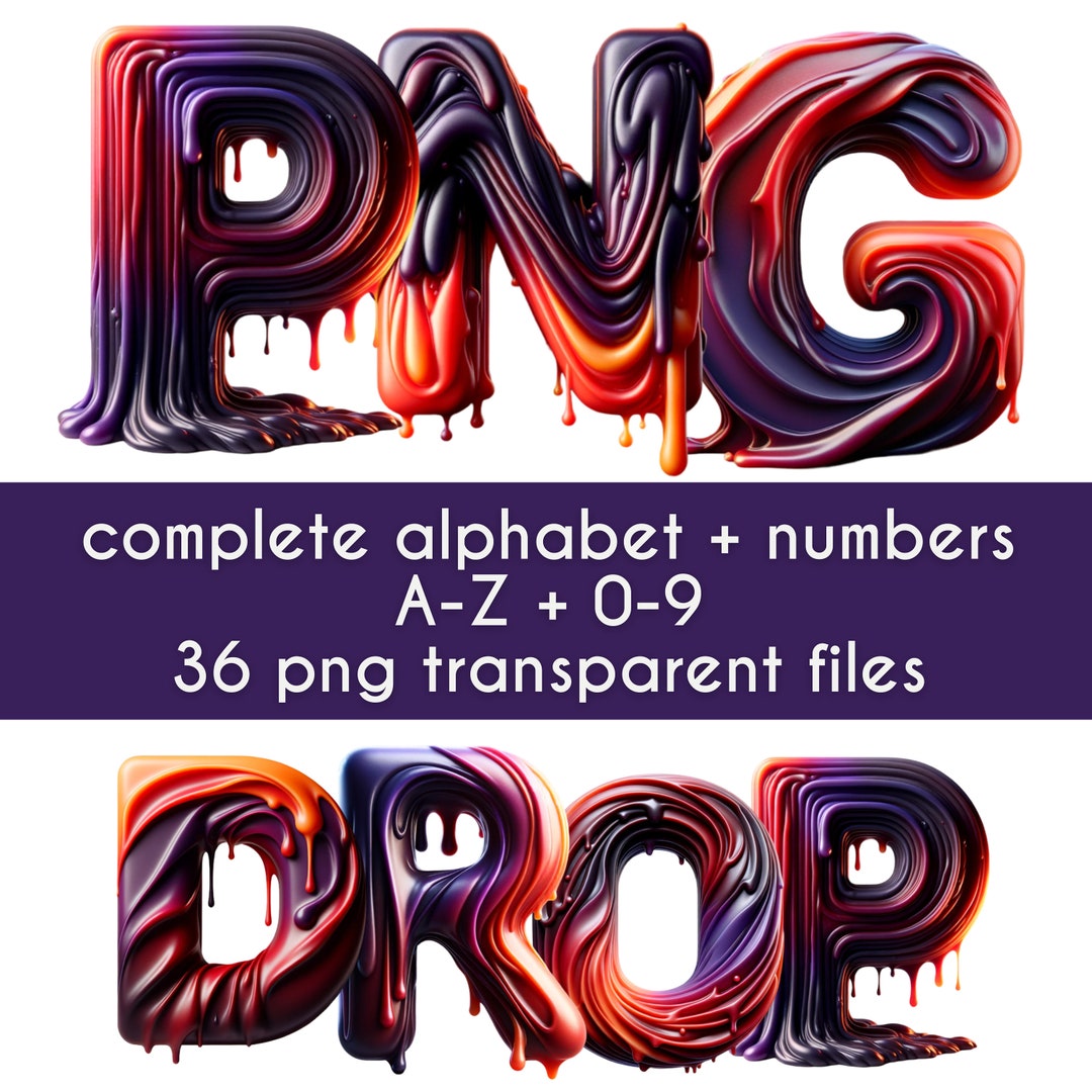 3D Letters, Alphabet Clipart, Alphabet PNG, Bundle 3D Alphabet, Candle ...